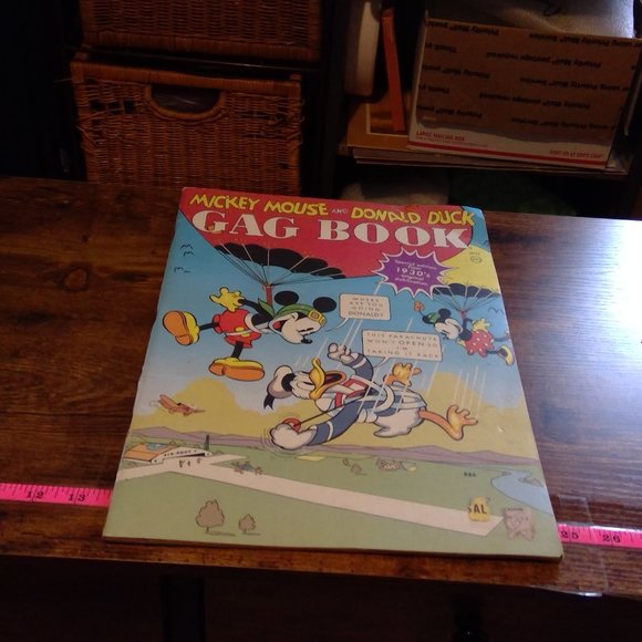 Disney | Toys | Vintage Mickey Mouse And Donald Duck Gag Book | Poshmark